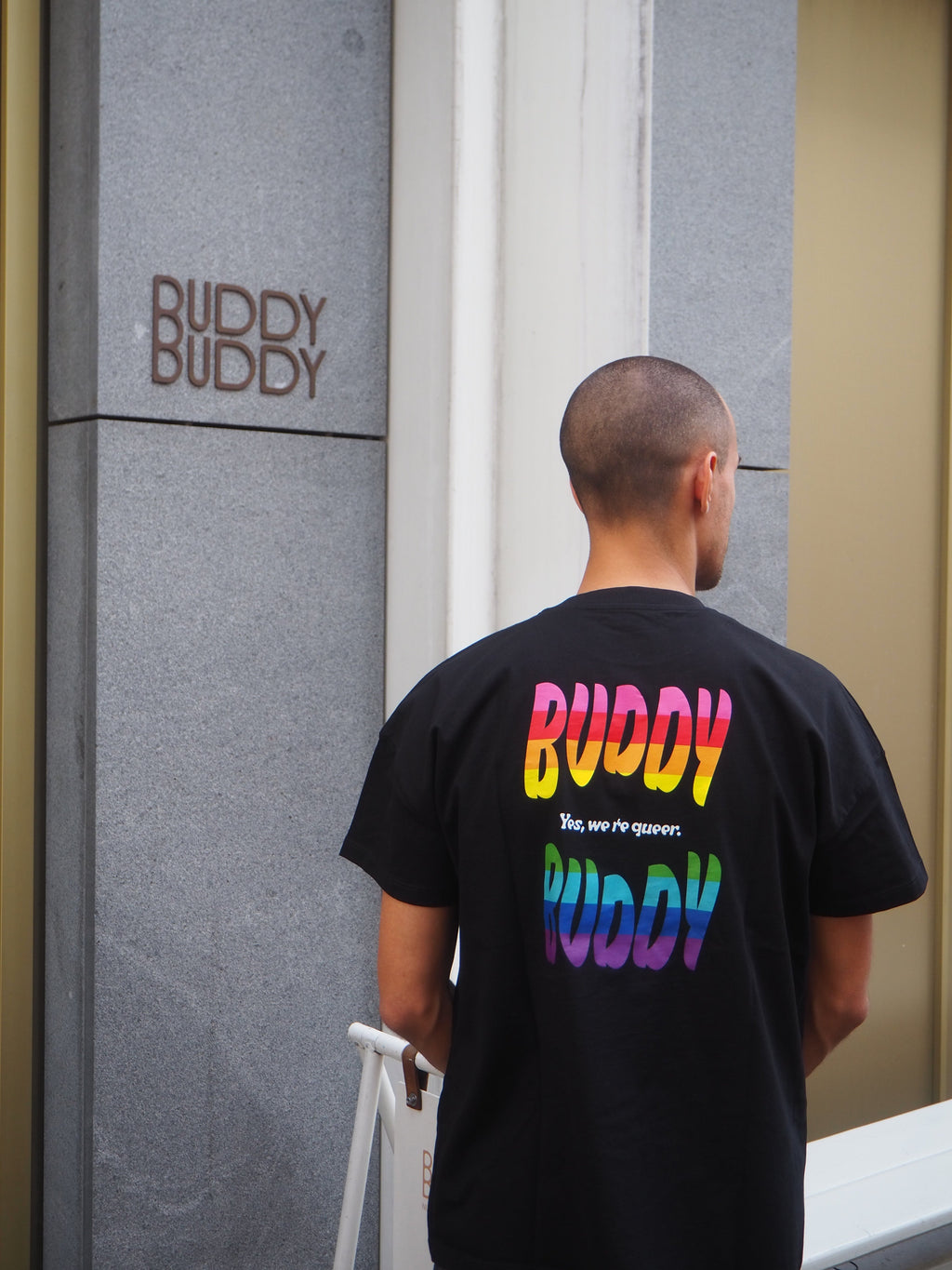 Yes, We're Queer T-Shirt – BUDDY BUDDY (US)